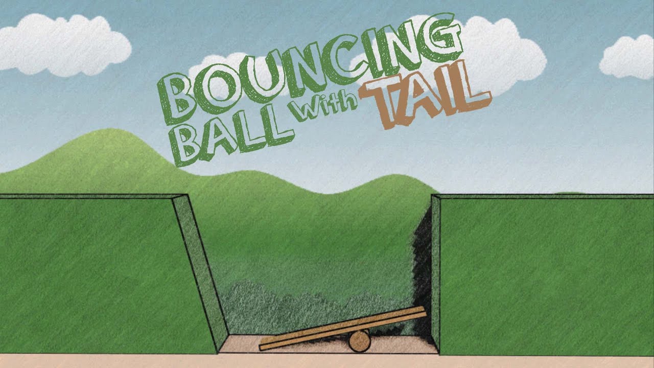 Bouncing Ball with Tail - YouTube