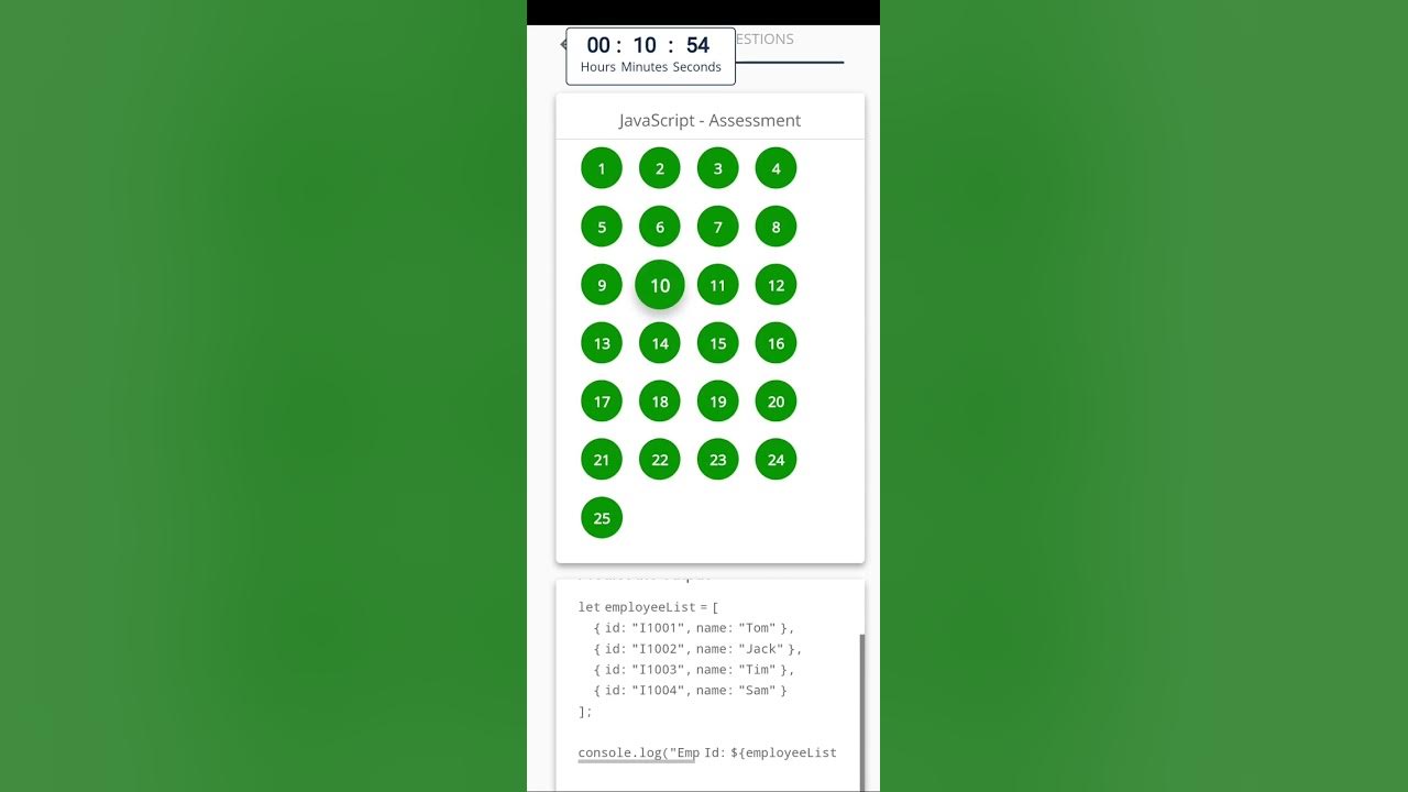Answer Key for Infosys Springboard - React Associate Developer ...