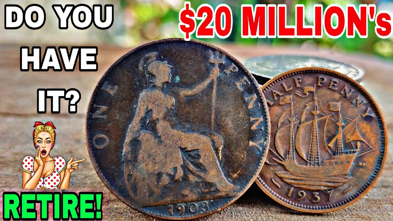 The Holy Grail British One Penny Half Penny Rare bad condition Coins ...