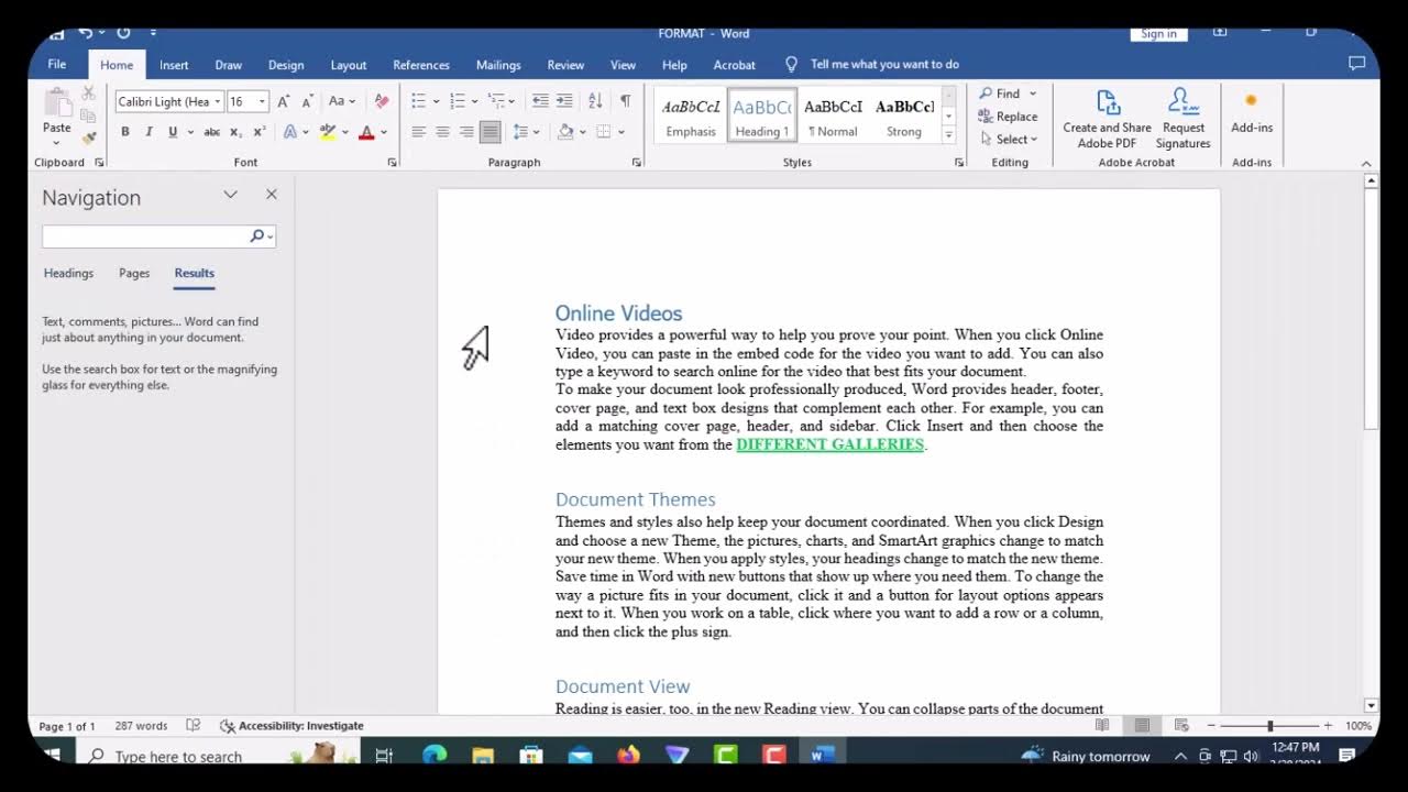 Formatting Text - YouTube