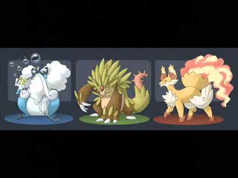 Pokemon X & Y (GEN 6) Starters and Evolutions? - YouTube