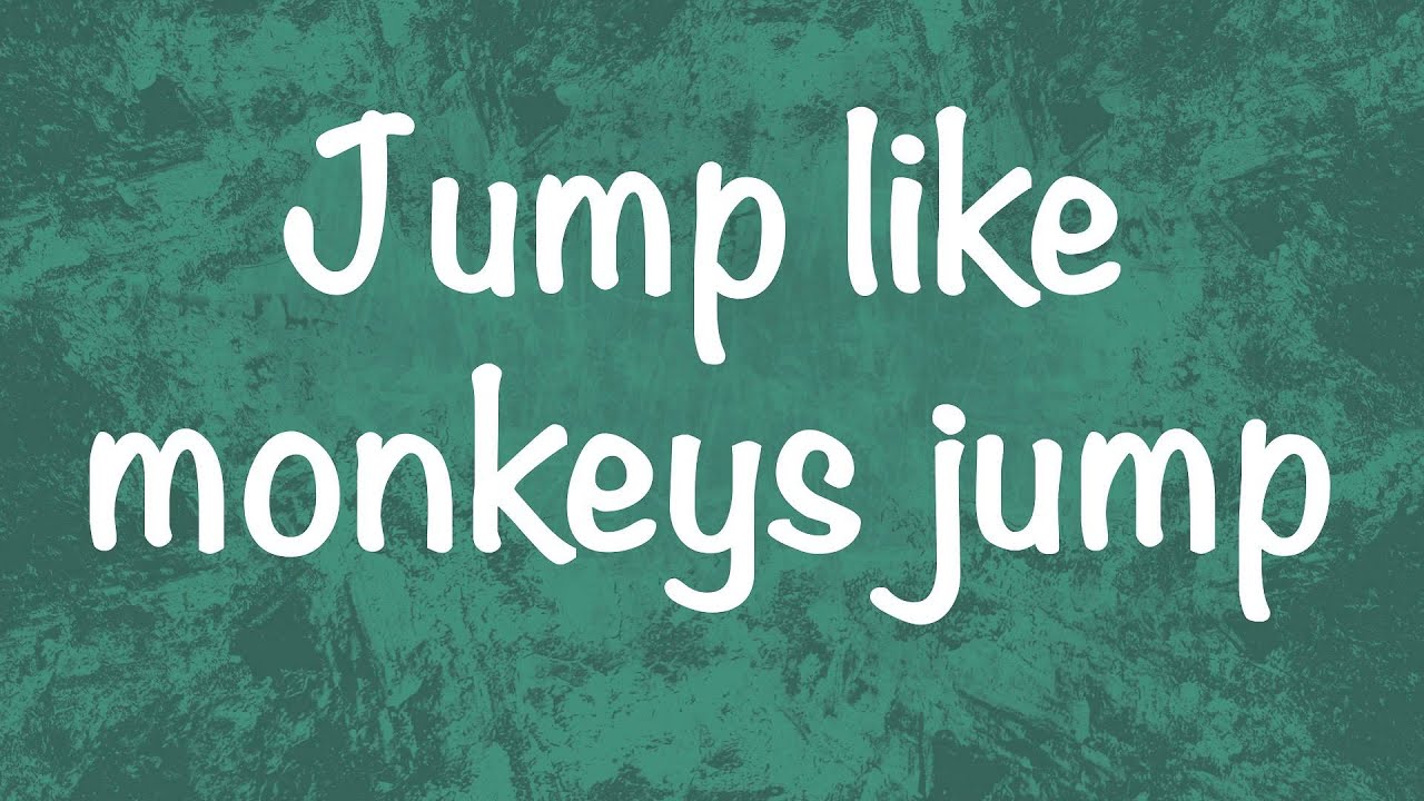jump like monkeys jump - Mr Diaz - YouTube