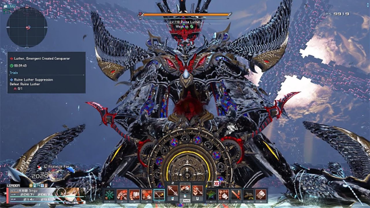 [PSO2:NGS] Luther, Emergent Created Conqueror Solo Fi/Bo 21:08 - YouTube