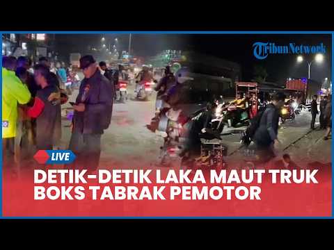 LIVE: Detik-detik Laka Maut Truk Boks Tabrak Pemotor di Ngaliyan Semarang, 2 Pengendara Tewas