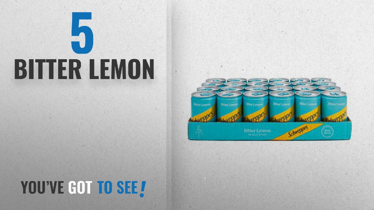Top 10 Bitter Lemon [2018]: Schweppes Bitter Lemon 150ml Mini Can - 24 ...