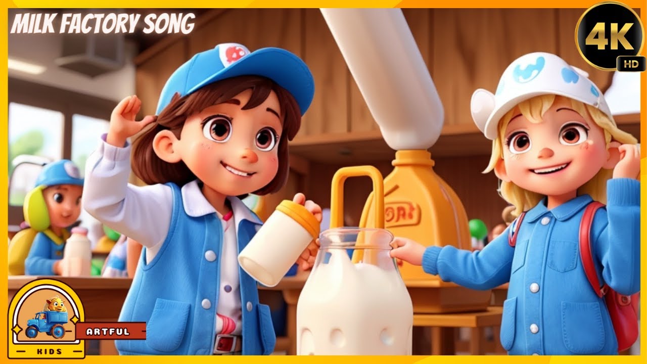 🐄🥛 Exploring the Milk Factory: Fun Adventure for Kids! 🌟 - YouTube