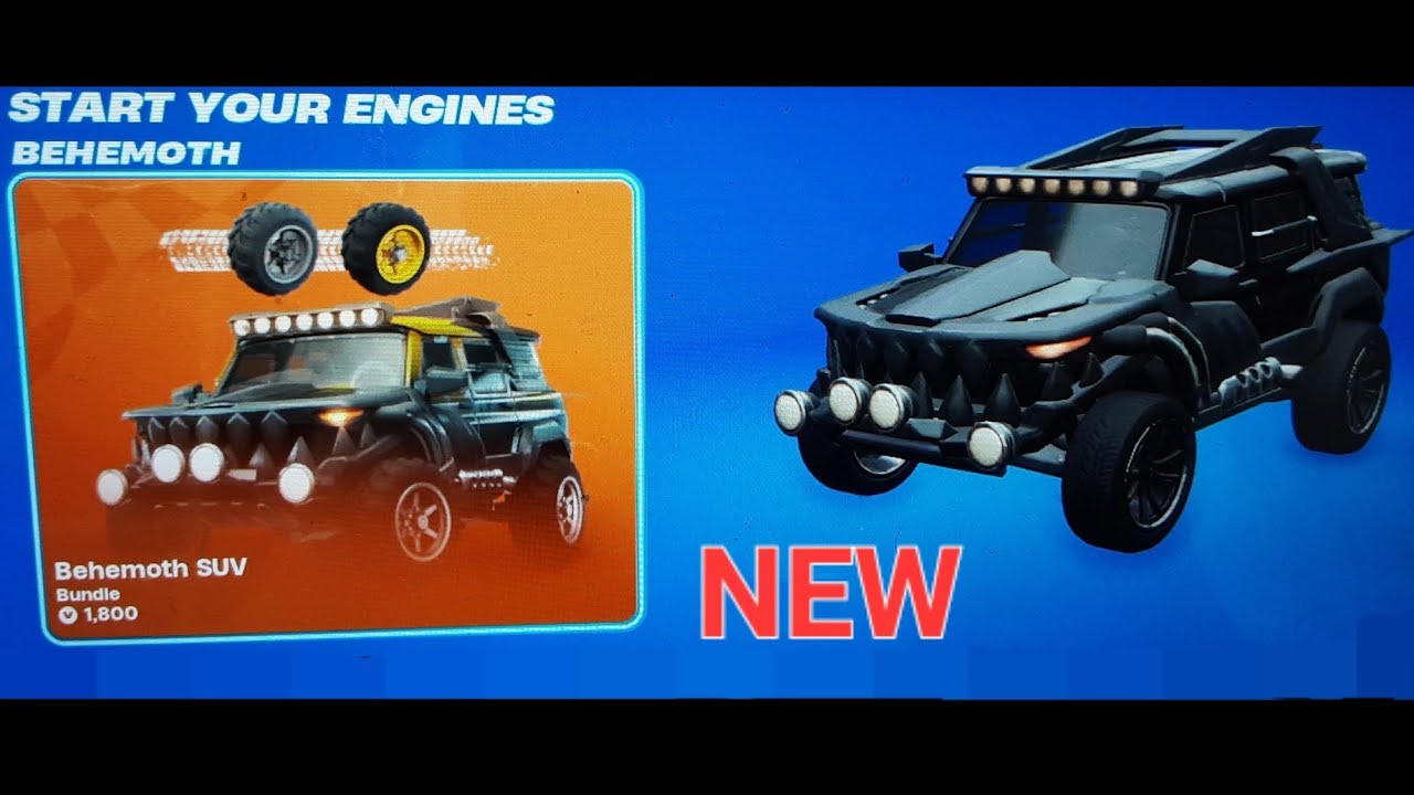 Today's item shop May 25 2024 NEW! car the behemoth SUV - YouTube