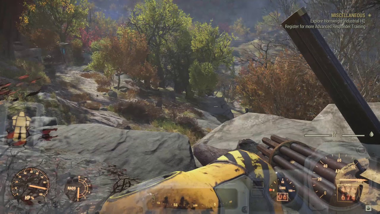 Fallout 76 Explosive Rounds Bug - YouTube