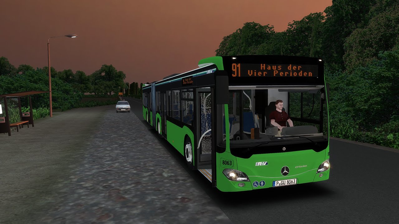 Let`s Play Omsi 2 map Manningen Linie 91 - YouTube