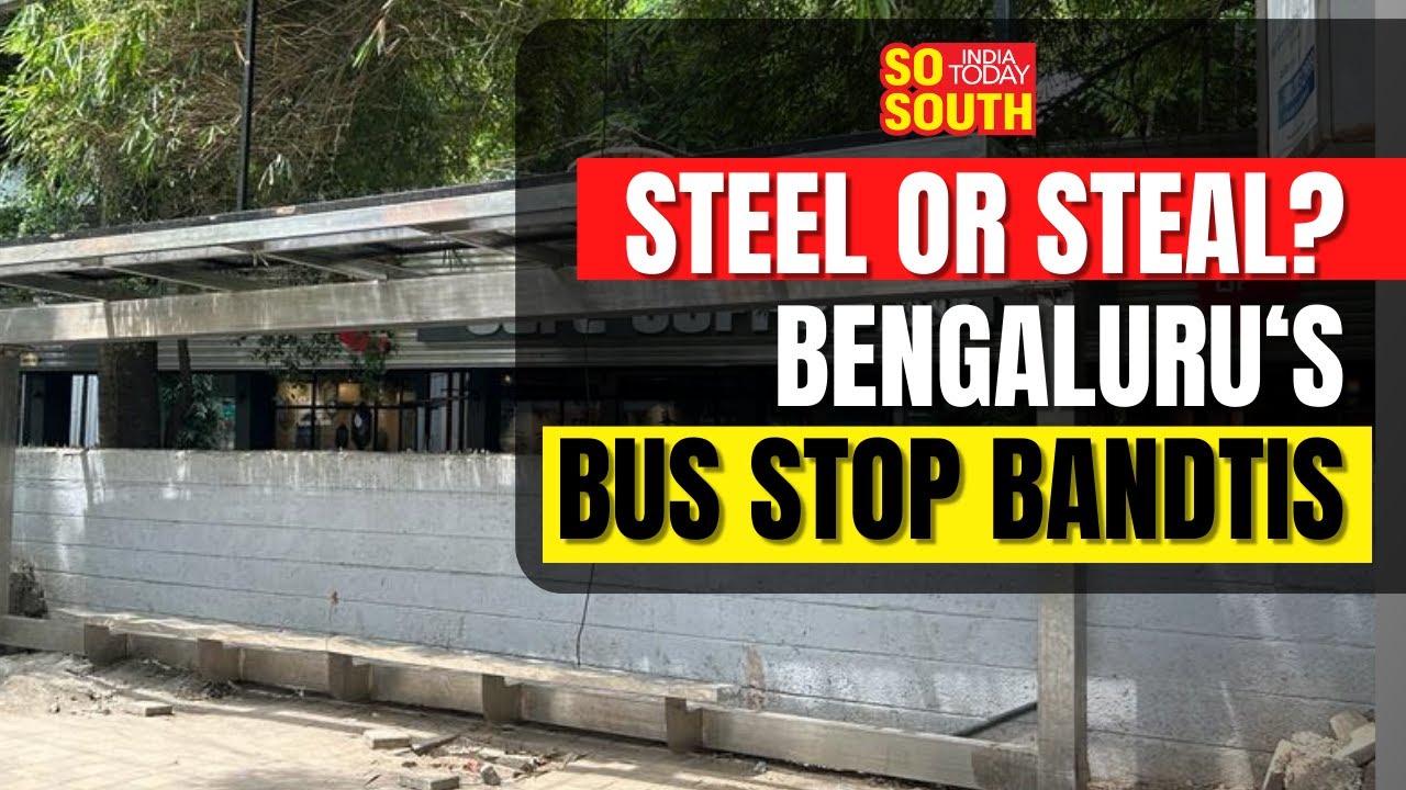 Not Your Ordinary Theft: Bus Stop in Bengaluru Stolen! | SoSouth - YouTube