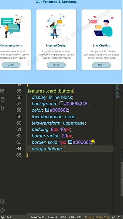 Our Features And Services #WebPageLayout #Design in #html and #css # ...