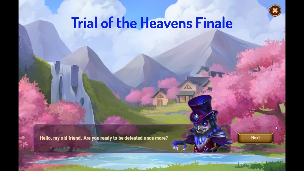 Hero Wars — Level 300 Phobos and Frozen Visage, Trial of the Heavens ...