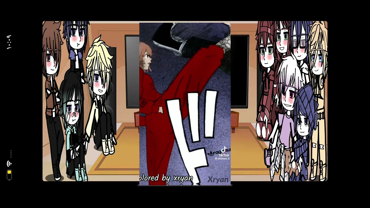 diabolik lovers react to yui as hina tokyo - YouTube