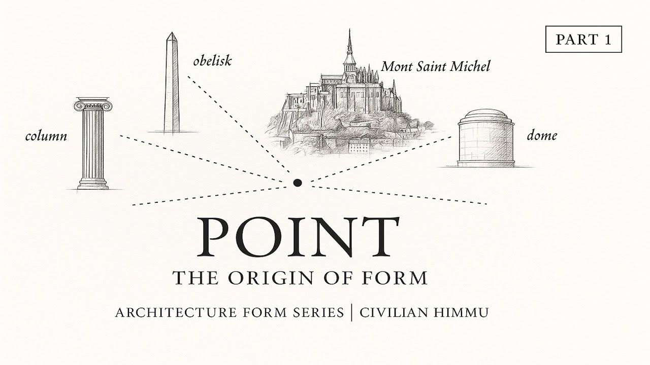 POINT – The Origin of Form | Architecture Form Series (Part 1 ...