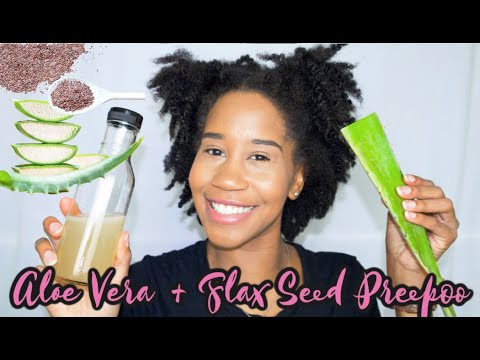 Aloe Vera + Flaxseed Prepoo for Rapid Hair Growth | Cut Detangling Time ...