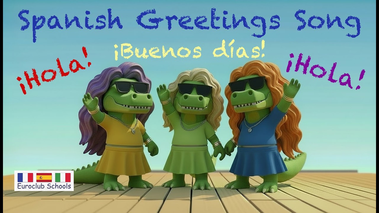 Spanish Greetings Song | Los Saludos - YouTube