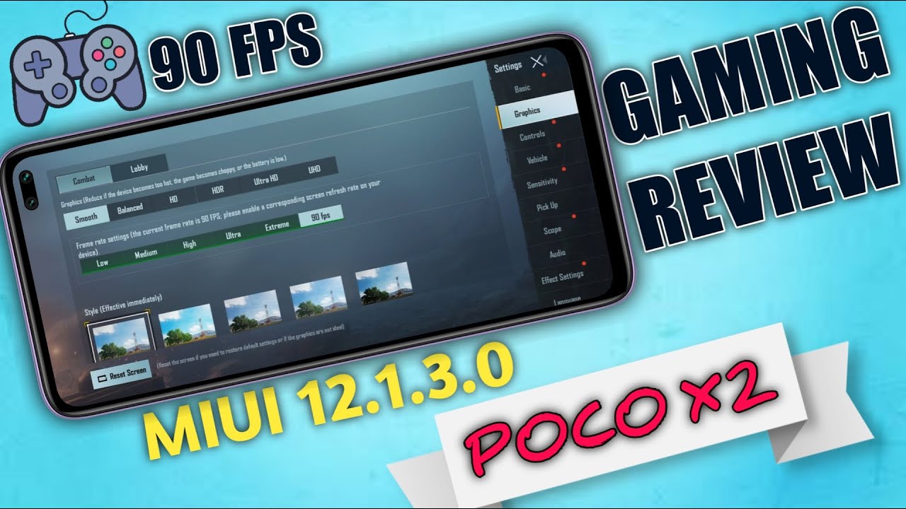 POCO X2 Gaming Review | 90 fps PUBG | MIUI 12.1.3.0 | EU UPDATE - YouTube