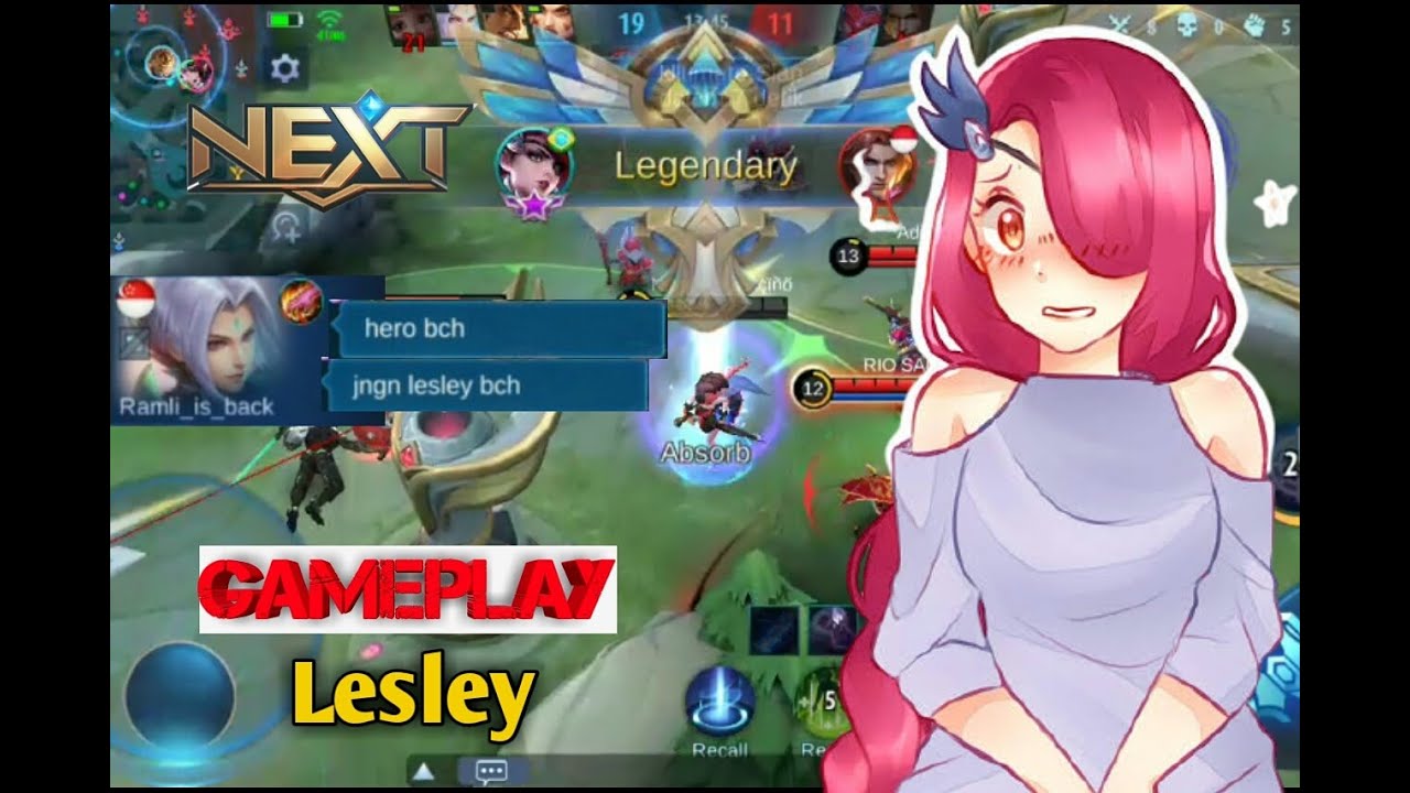 GAMEPLAY MOBILE LEGENDS | HERO LESLEY PART 2 - YouTube