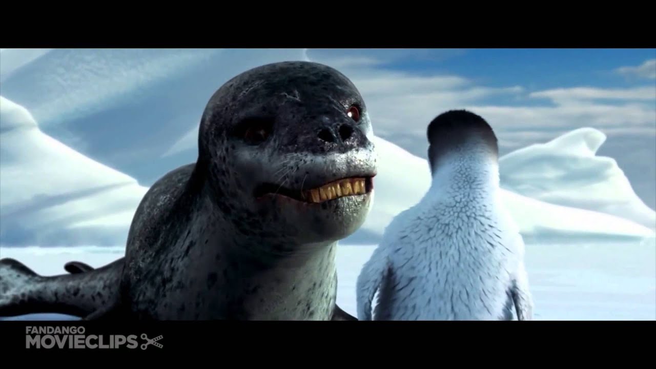 Happy Feet 3 10 Movie CLIP Leopard Seal Chase 2006 HD - YouTube