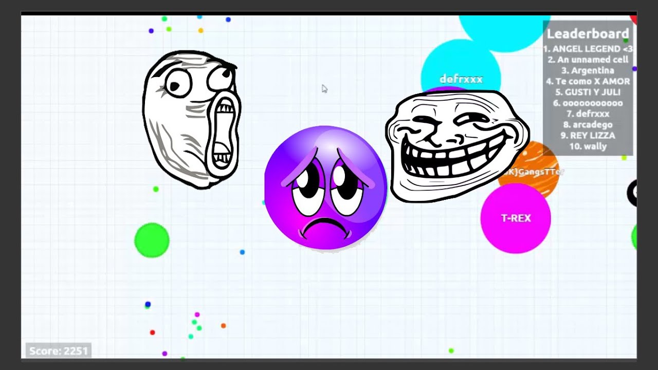 Game Play de Agar.io -Basic :-) - YouTube