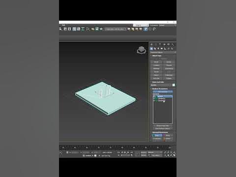 Boolean in 3DS Max 2023 #shorts #tutorial #lesson #boolean #3dsmax #2023 - YouTube