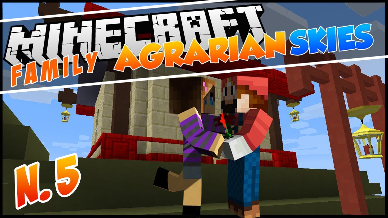 Minecraft - Agrarian Skies Family ep 05 - LA FINE!!! - YouTube