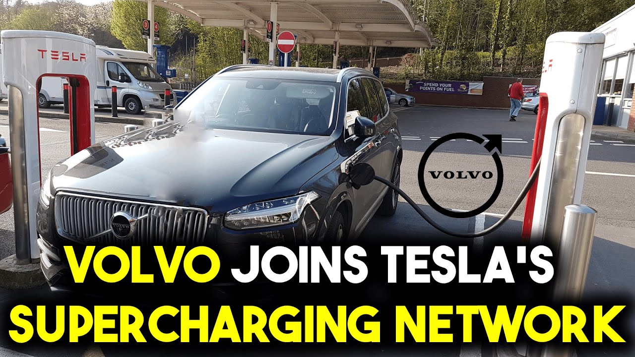 Volvo joins Tesla Supercharging Network - YouTube