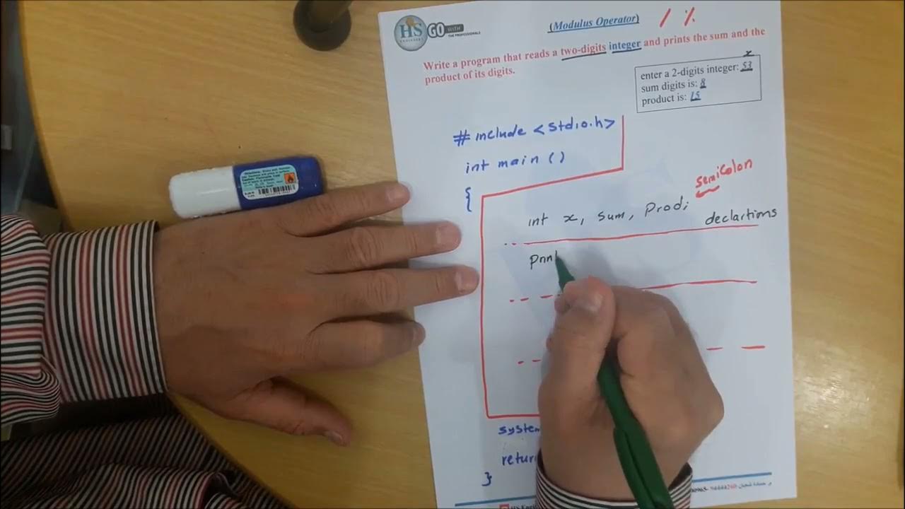 07 C Programming Modulus Operator Program - YouTube