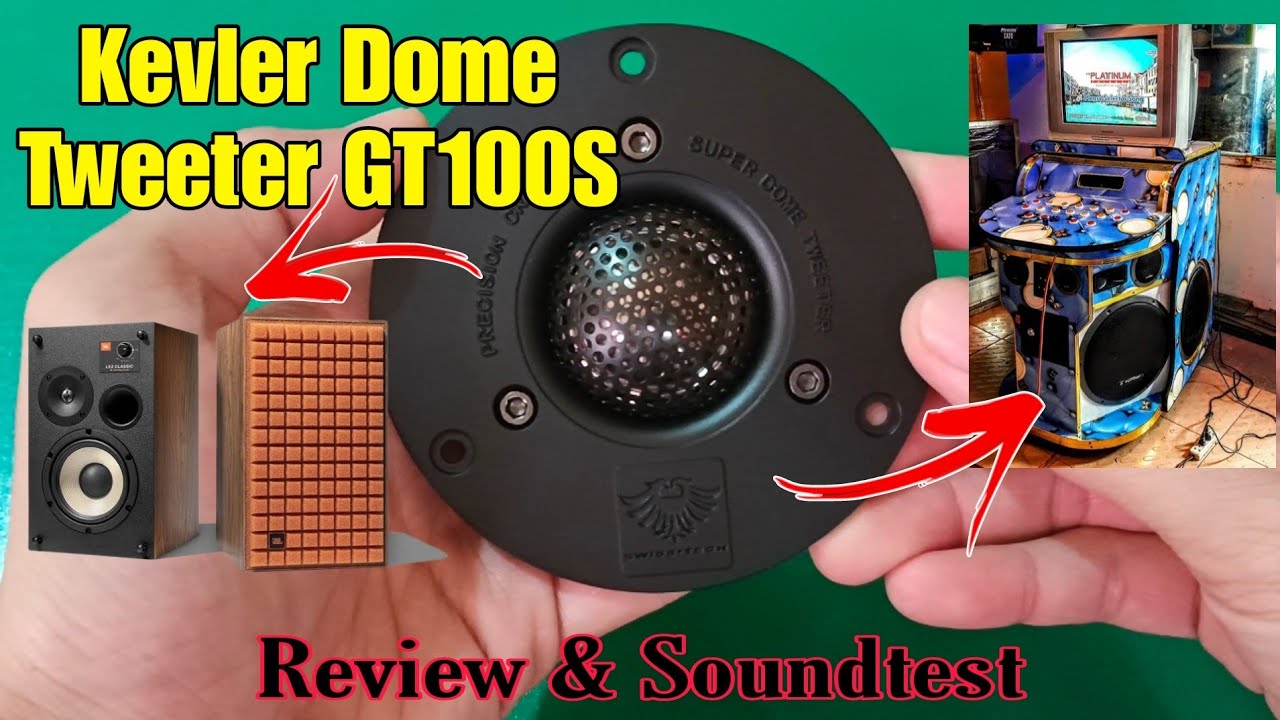 Kevler Tweeter GT100S Review & Soundtest - YouTube