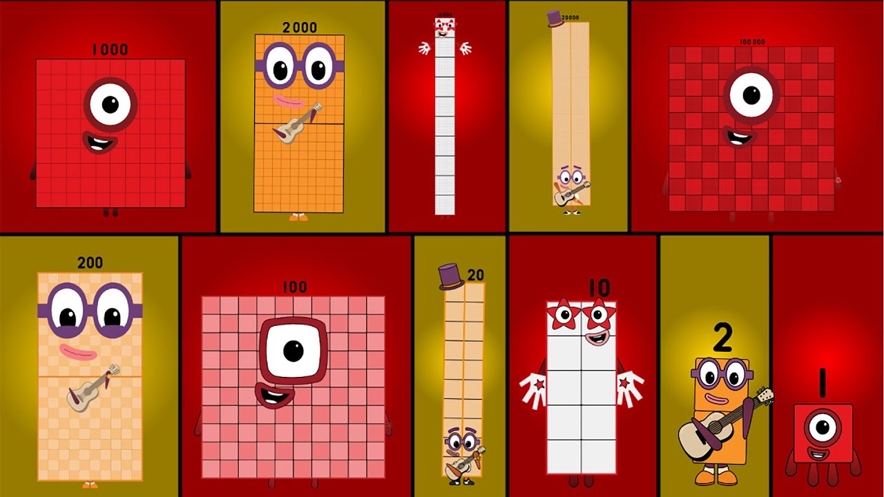 The Ultimate Battle Numberblocks Band Re-take ones and Twoss up to 100K ...