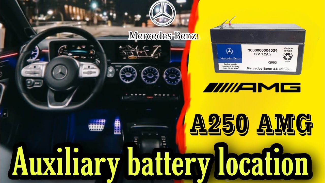 Mercedes Benz 2019 2020 2021 2023 Auxiliary Battery Location YouTube