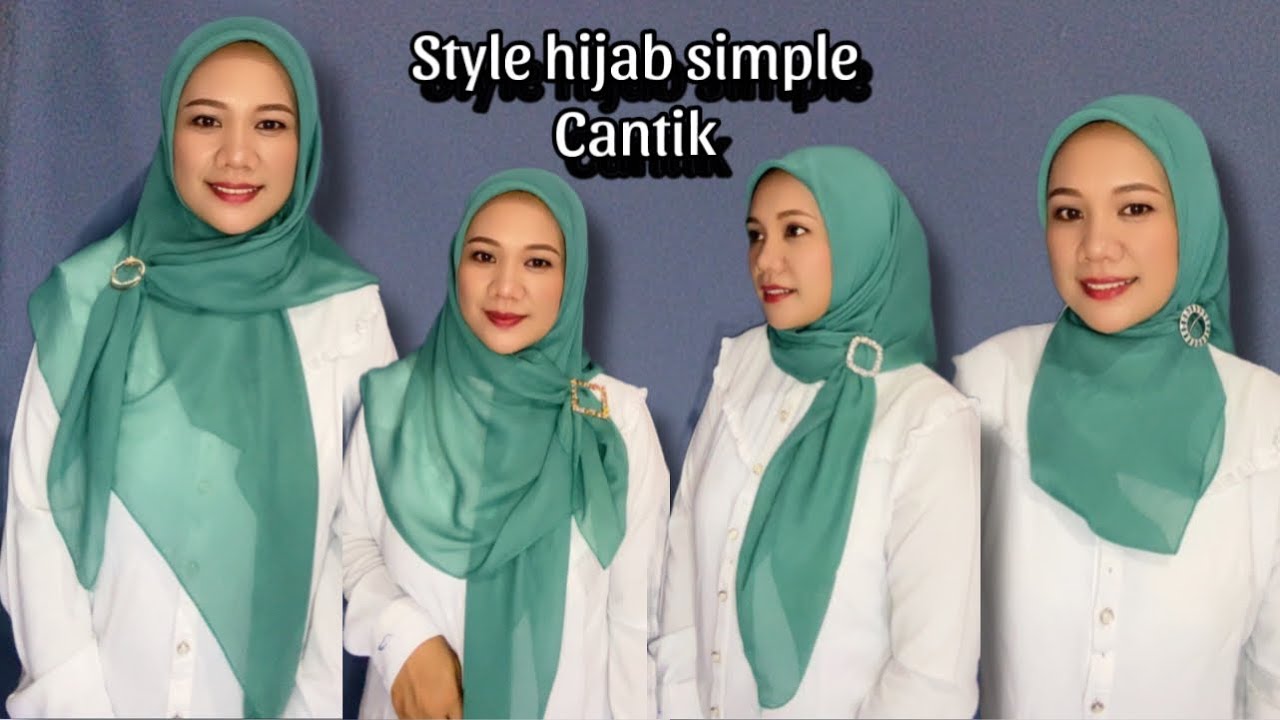 Tutorial hijab segi empat bella square untuk jalan,&kerja,#subscribe # ...