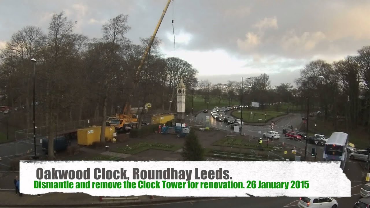 Oakwood Clock - Removal 26th January 2015. Timelapse part 1 - YouTube