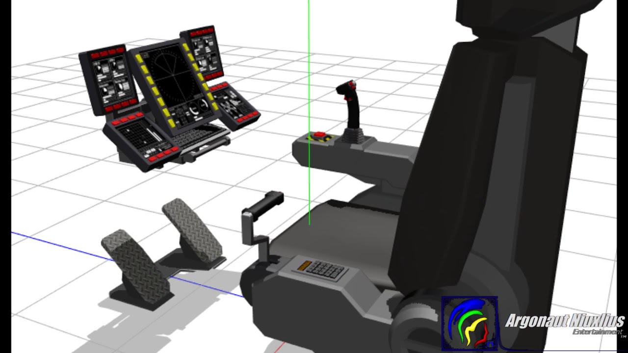 Battletech Cockpit Controller Matchmove Testing Of 3D Animation 0004 ...