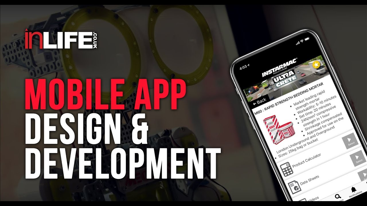 Mobile App Development - from inLIFE, Staffordshire - YouTube