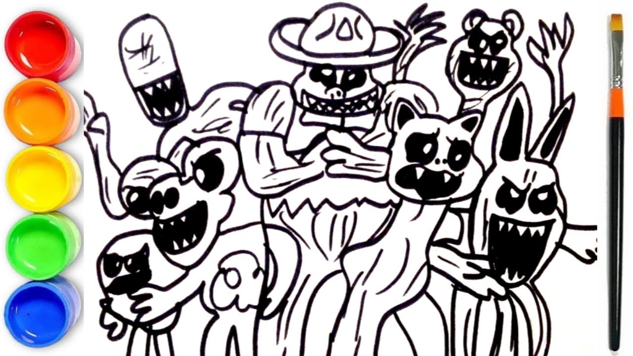 How To draw Zoonomaly Characters | Drawing Zoonomaly | Zoonomaly ...