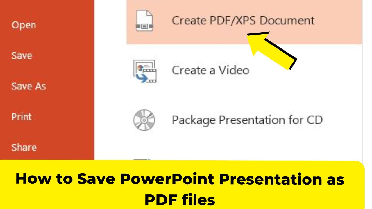 PPT To PDF How To Save PowerPoint Presentation As PDF Files YouTube PPT To PDF How To Save PowerPoint Presentation As PDF Files YouTube