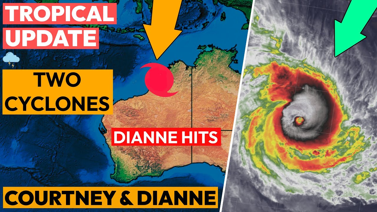 Powerful Cyclone Courtney Evolving in Indian Ocean, Dianne Makes ...
