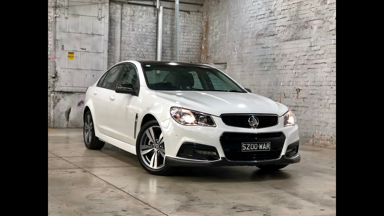 2014 Holden Commodore VF MY15 SV6 White 6 Speed Sports Automatic Sedan ...