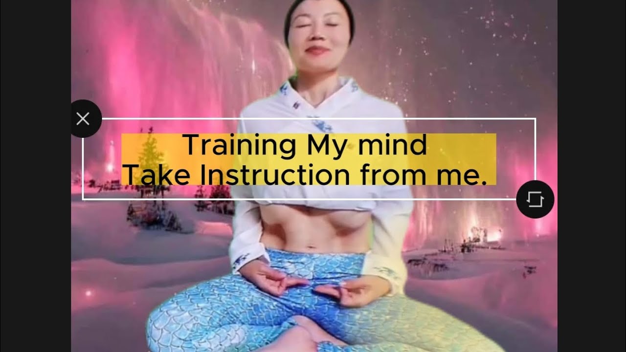 Real freedom→Training the mind Take instruction from me - YouTube
