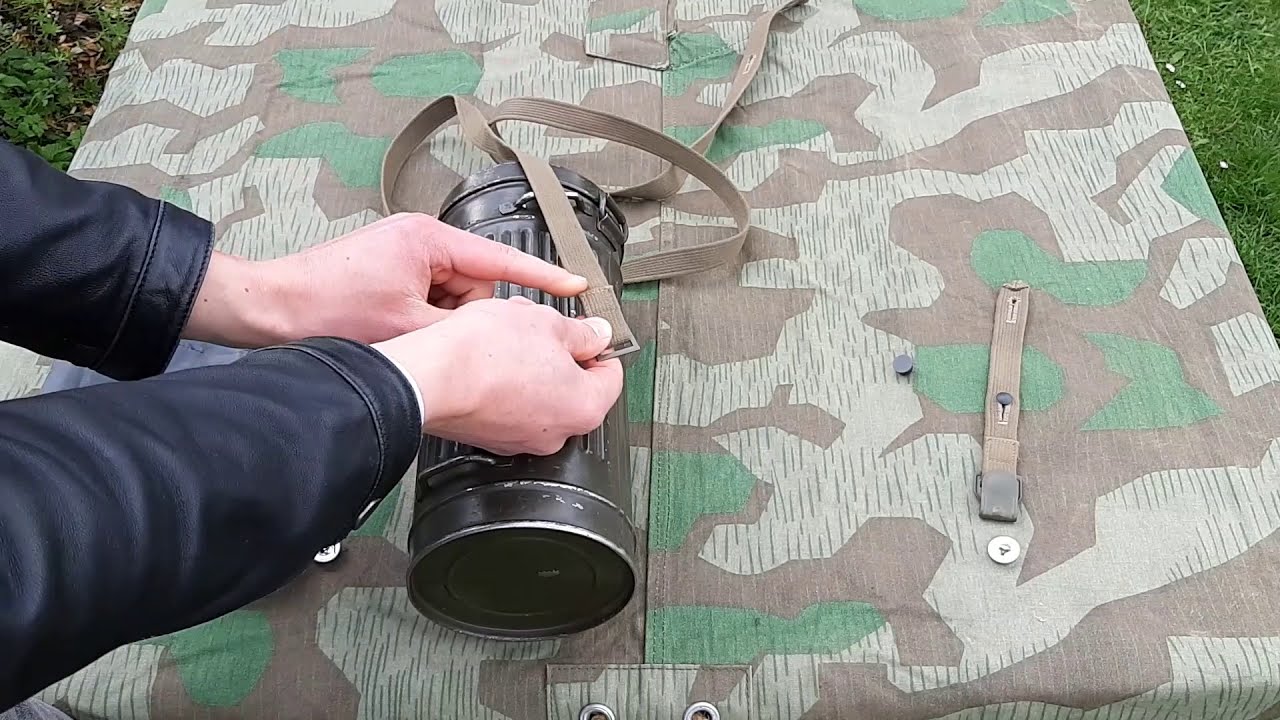 Panther Store gas mask straps, attachment and review - YouTube