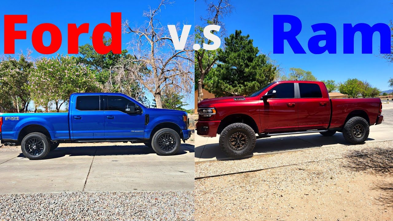 Ford F250 Powerstroke VS Ram 2500 Cummins - YouTube