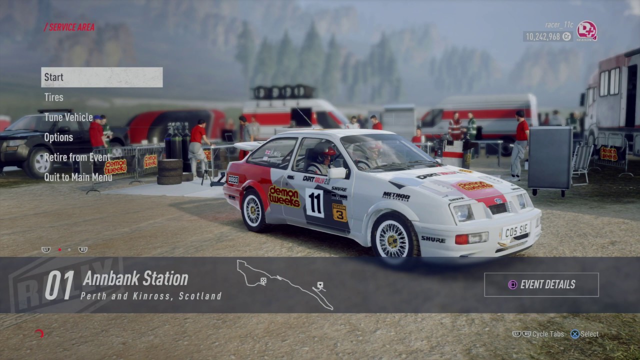 DiRT Rally 2.0 Daily Challenge, Scotland in a H3 Ford Sierra - YouTube