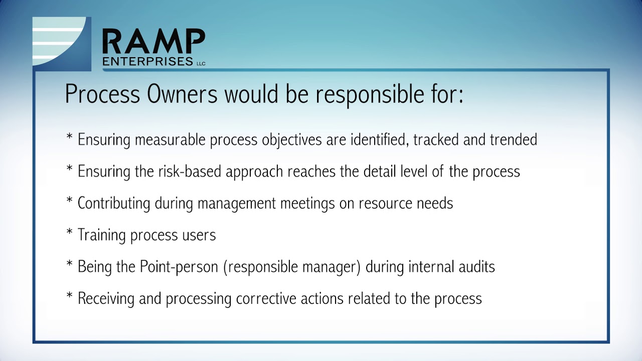 Process Ownership - YouTube