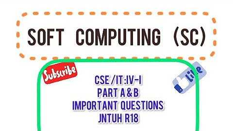 CSE/IT 4-1 R18 JNTUH IMPORTANT QUESTIONS - YouTube