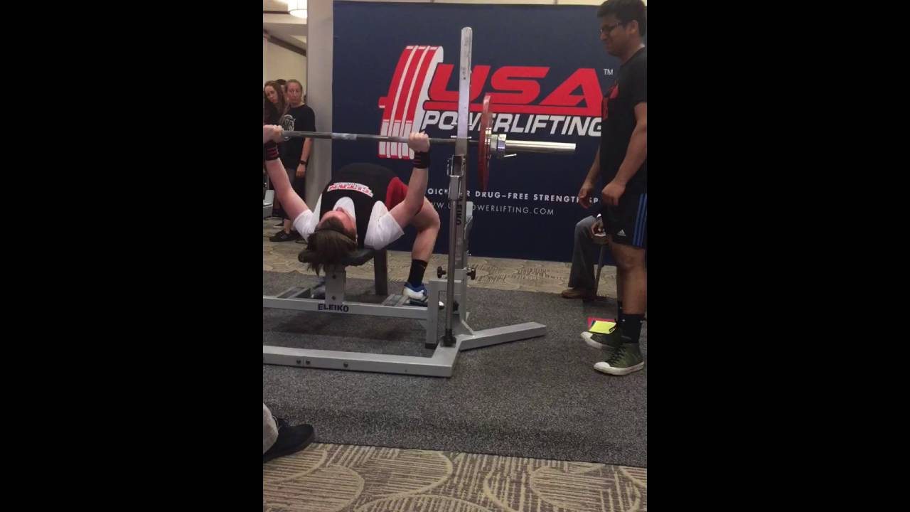 8/6 USAPL NJ State Powerlifting Meet - Bench 192.75 Third Attempt - YouTube