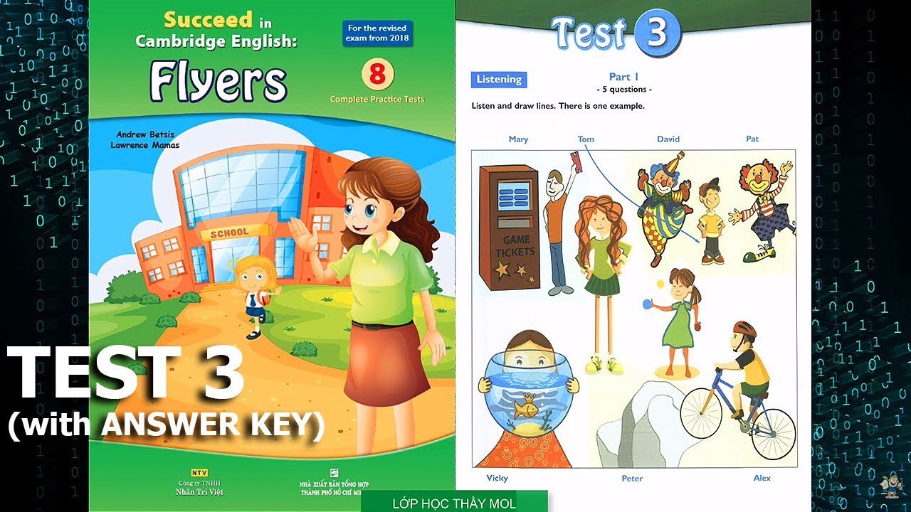 Flyers SUCCEED 8 Complete Practice Tests - Listening Test 3 | Lớp Học ...