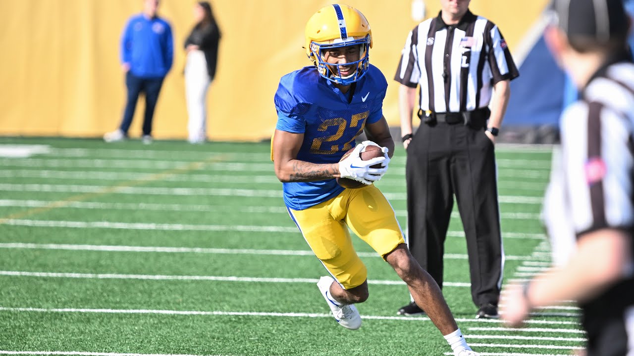 Spring camp highlights: QBs, WRs, DBs and more | Pitt football on ...