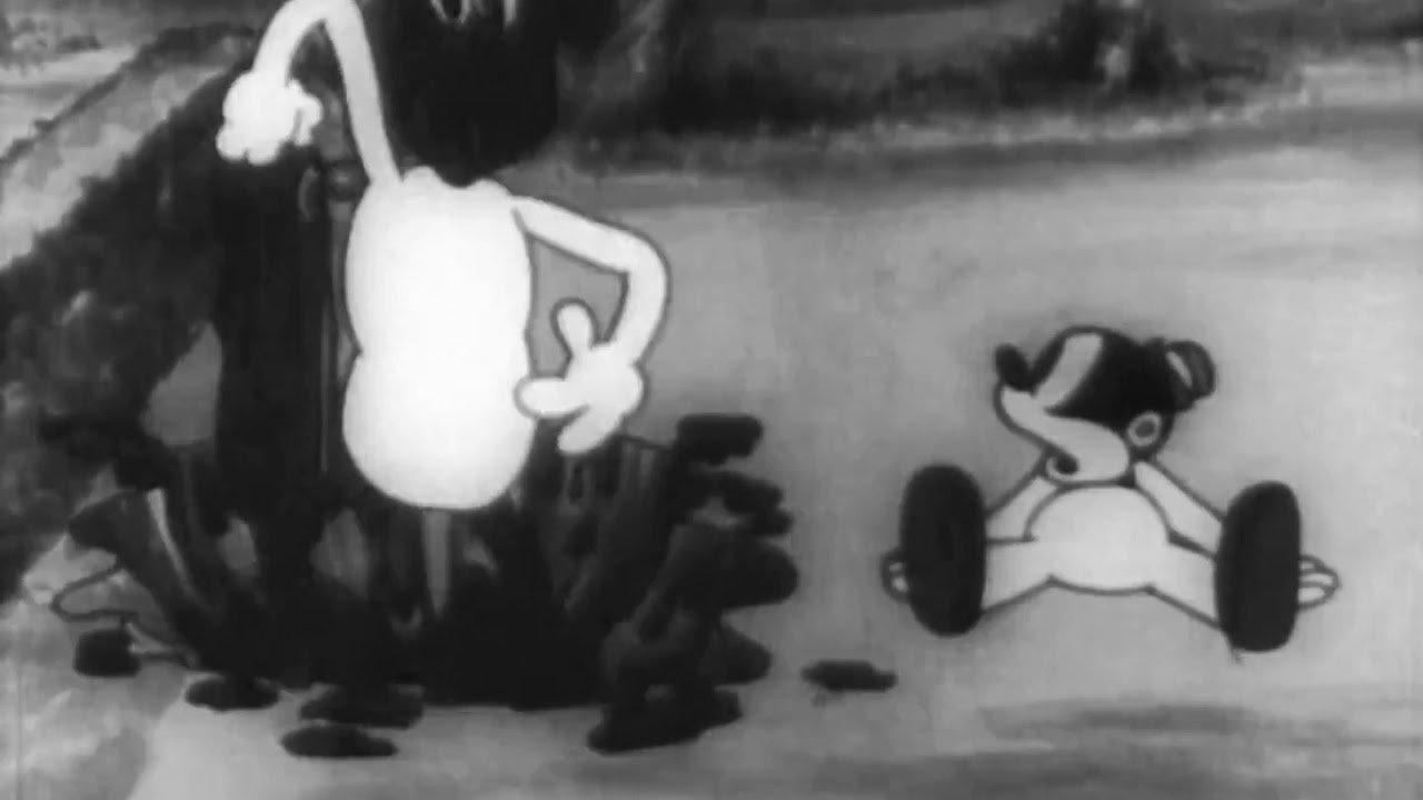 Bosko's Fox Hunt (1931) Bosko Looney Tunes Warner Bros Cartoon Short ...