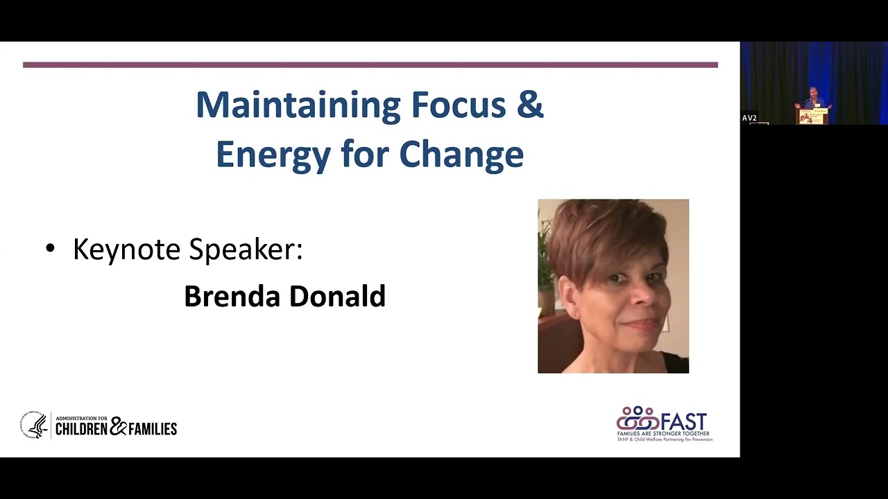 FAST-LC TA Capstone Convening Opening and Keynote Speaker, Brenda ...